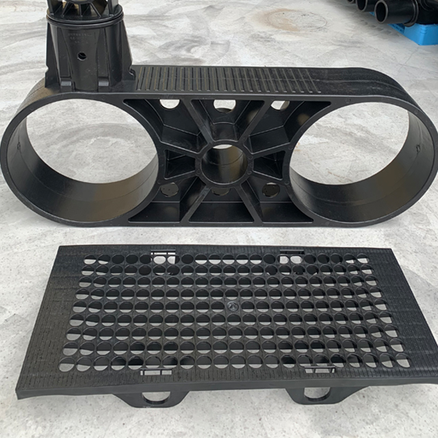 450mm Double Collar Injection Mold HDPE Fish Cage Bracket / HDPE ...